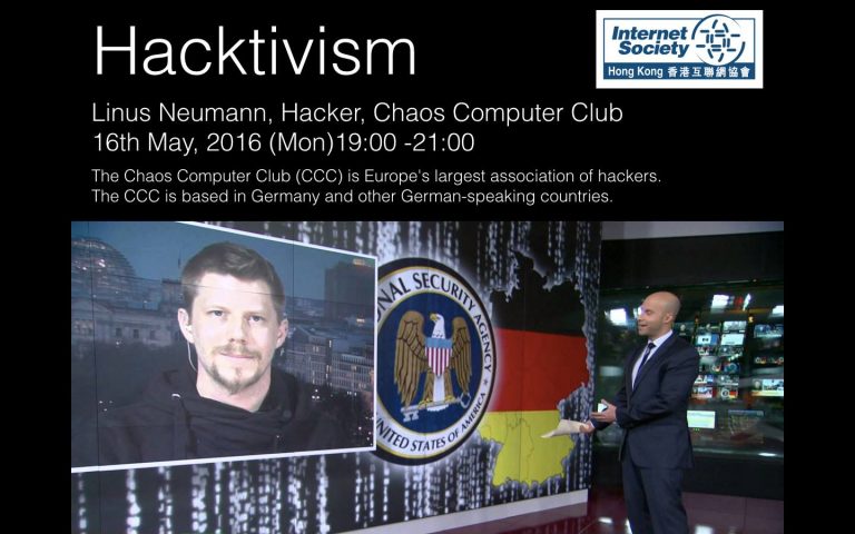 Hacktivism – Linus Neumann, Hacker, Chaos Computer Club, Germany